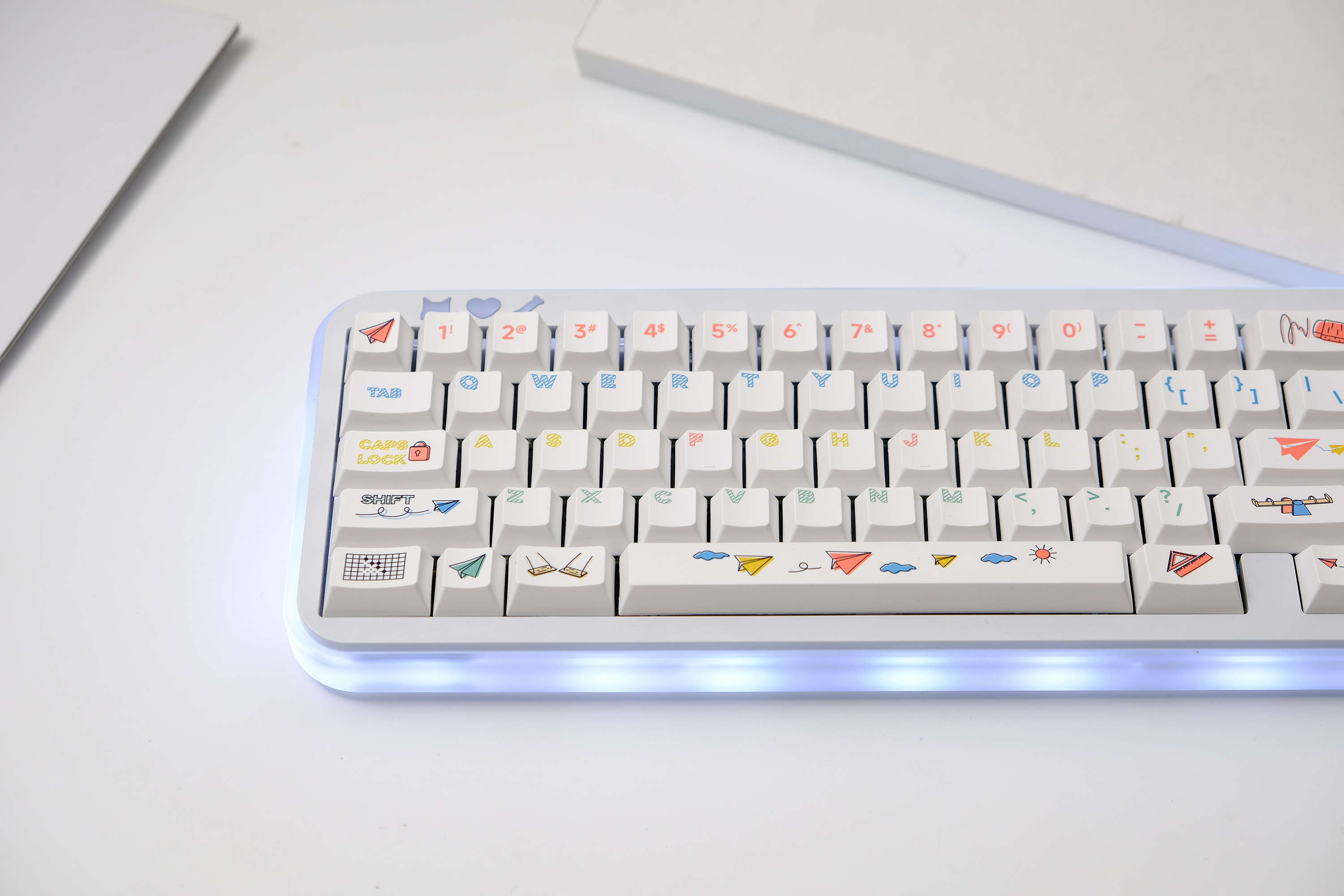 GMK Paper Plane Keycaps Set 151 Keys PBT Keyboard Cap Cherry Profile ...