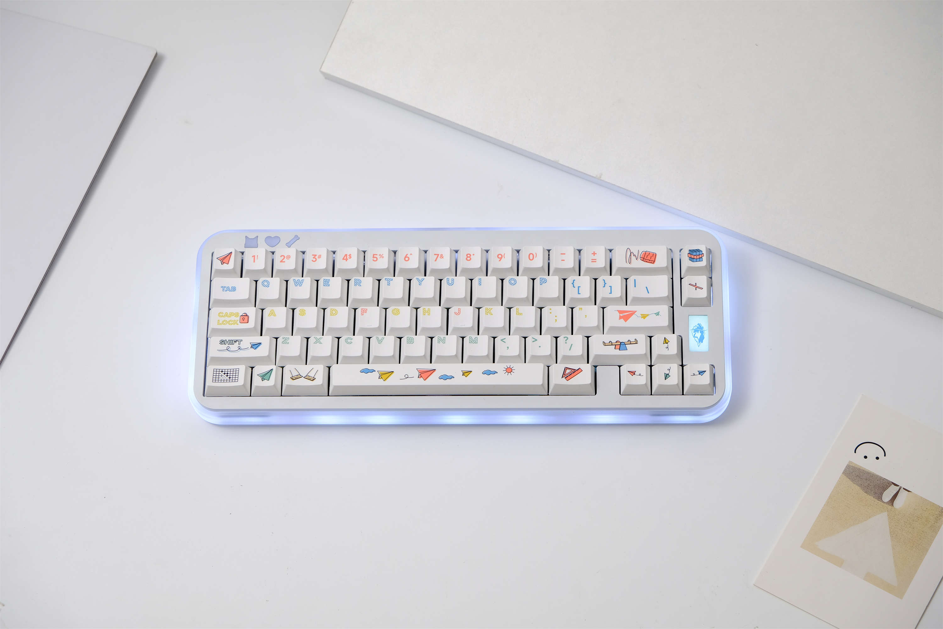 GMK Paper Plane Keycaps Set 151 Keys PBT Keyboard Cap Cherry Profile ...