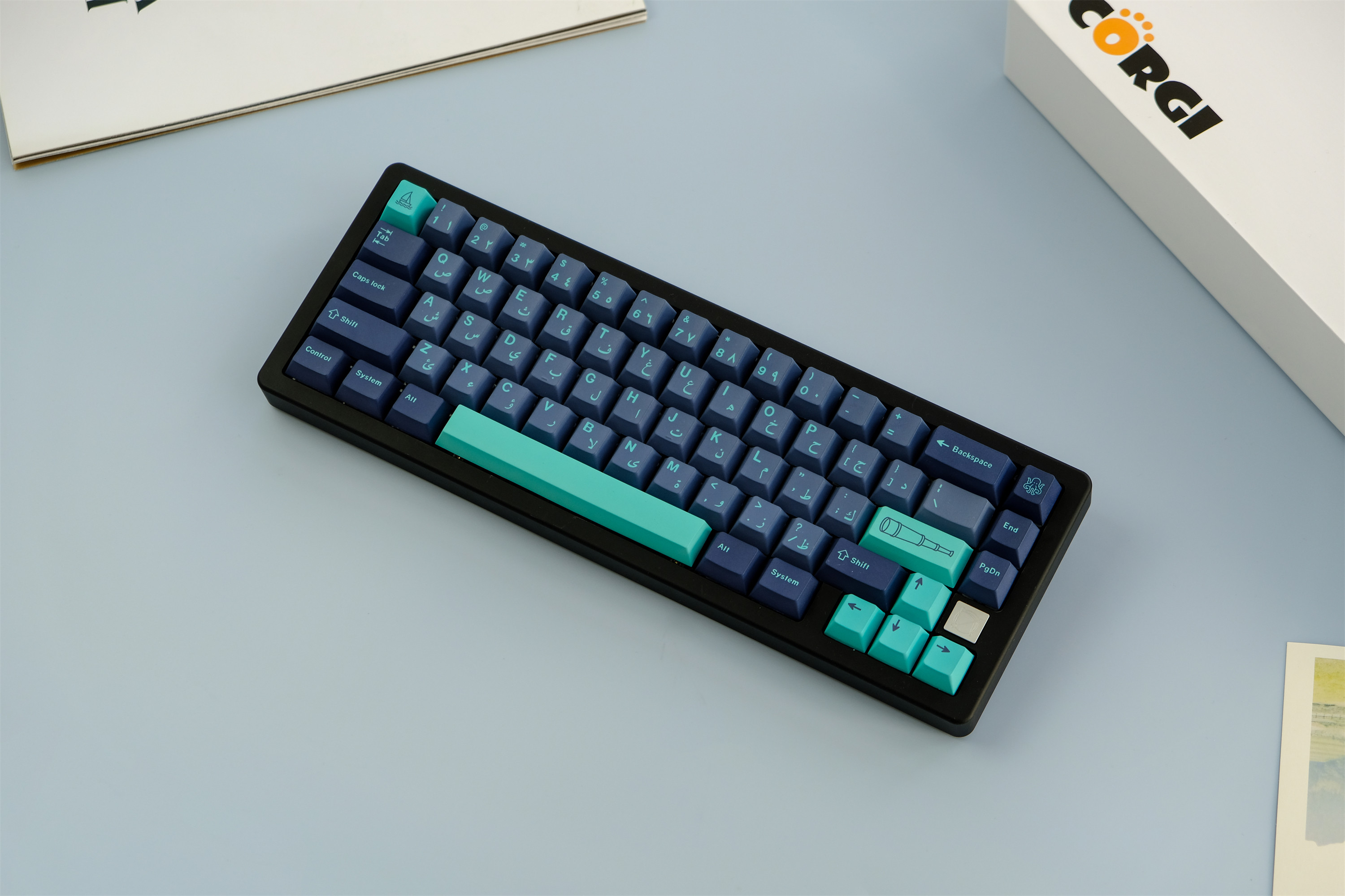 GMK Arabian Sea Keycaps Set 129 Keys PBT Keyboard Cap Cherry Profile ...