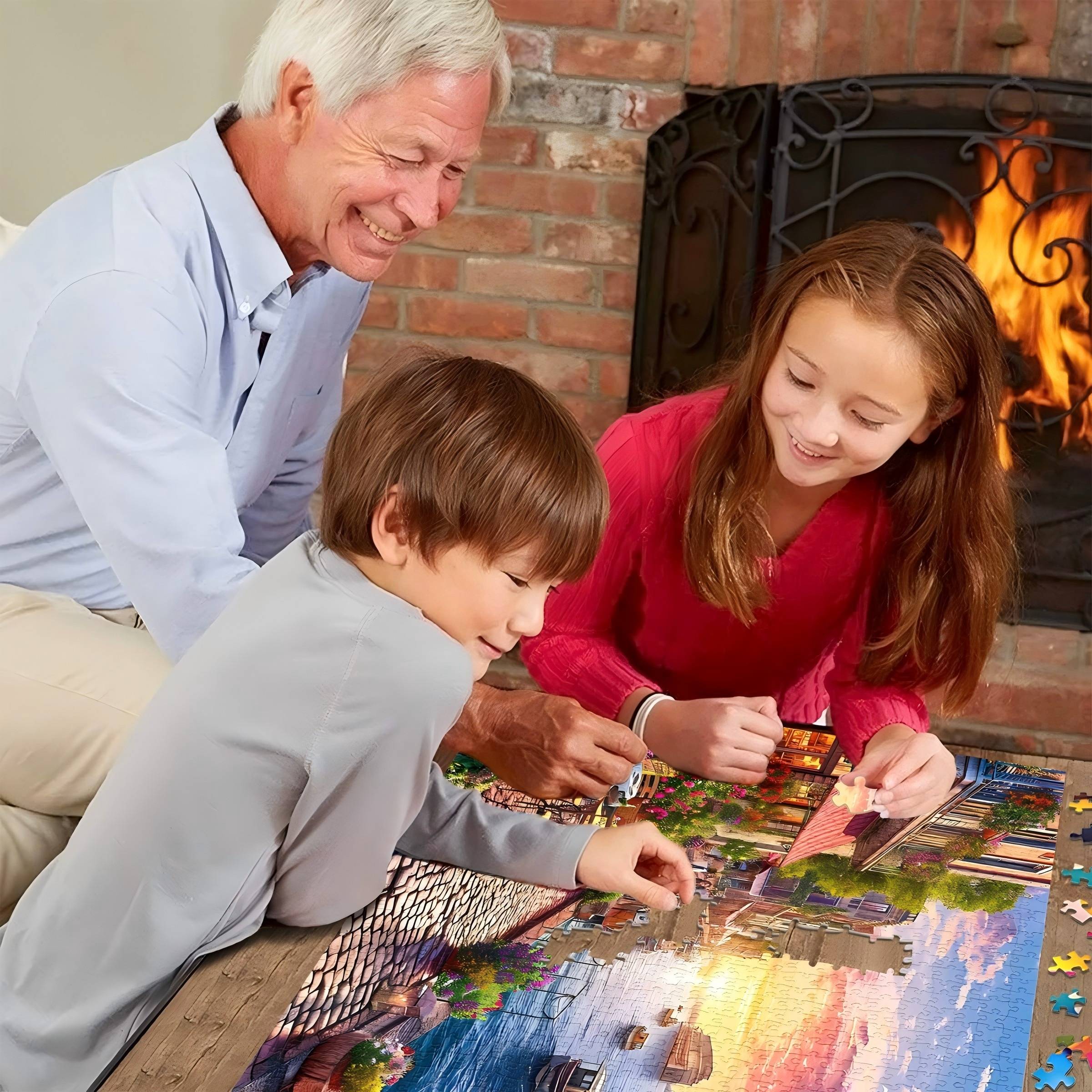 1000 piece puzzle adult puzzle Decompression Entertainment hobby ...