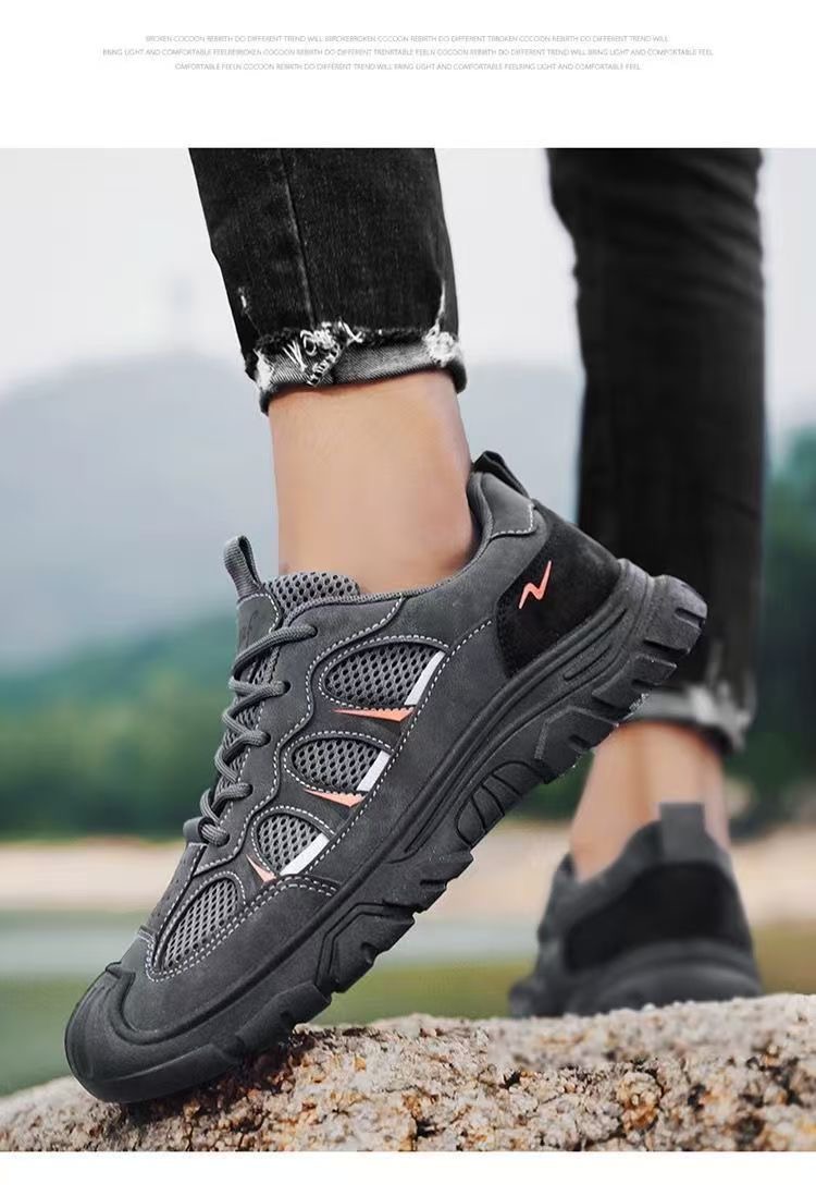 USASH Hiking Shoes Sneaker for Man Kasut Trekking Shoes Outdoor Camping ...