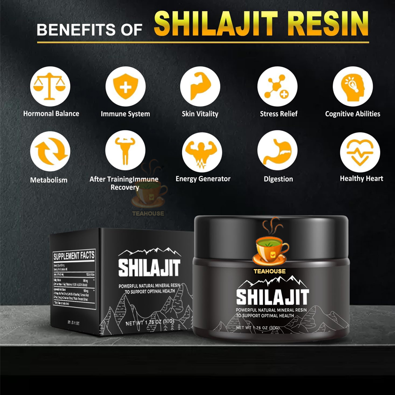 Shilajit Pure Himalayan Organic Shilajit Resin - 600mg Maximum Potency ...