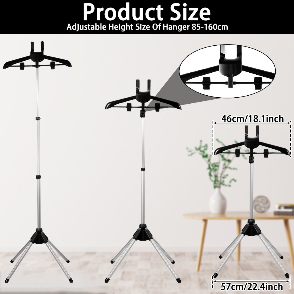 Steamer Stand Telescopic Garment Steamer Rack Height Adjustable Garment ...