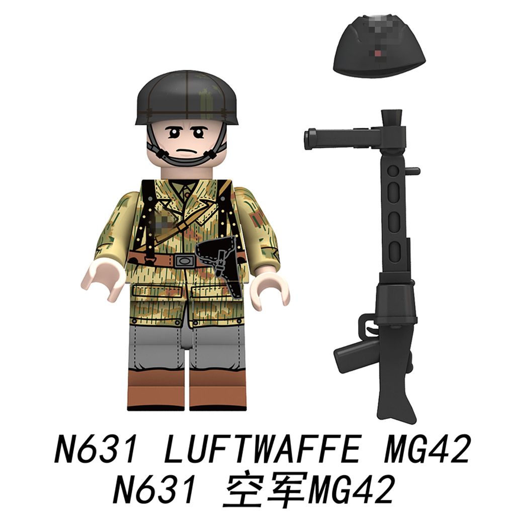 Block Toys Figure WW2 Soldier Luftwaffe Building Block Mini Toy N629 ...