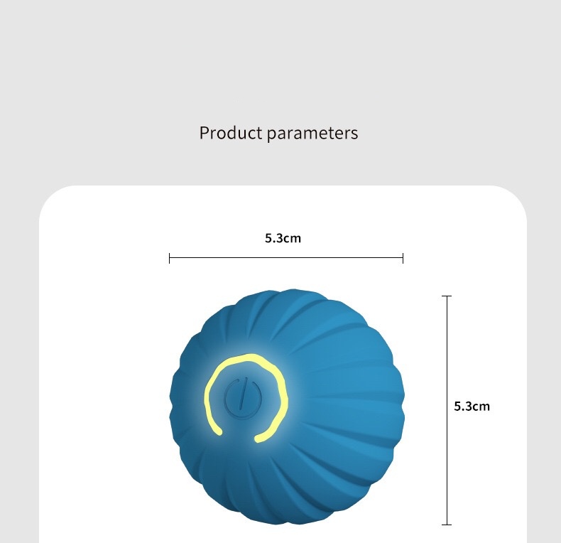 Dog Toy Smart Rolling Ball Automatic Toys for Dogs Training Self-moving ...