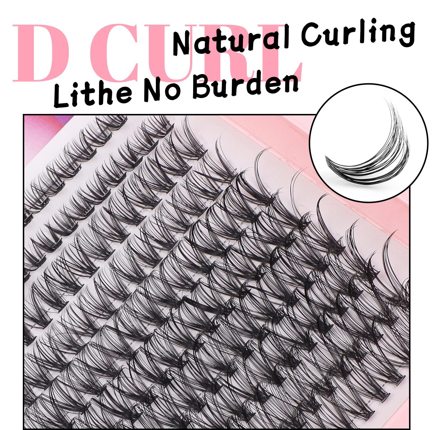 200 Clusters False Eyelash Extension Kit Mixed Lengths 30+40+50+60+80 ...