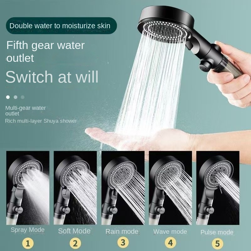 Filtered High-Pressure - Rain Shower with Sun-Drying Head, Single Spray ...