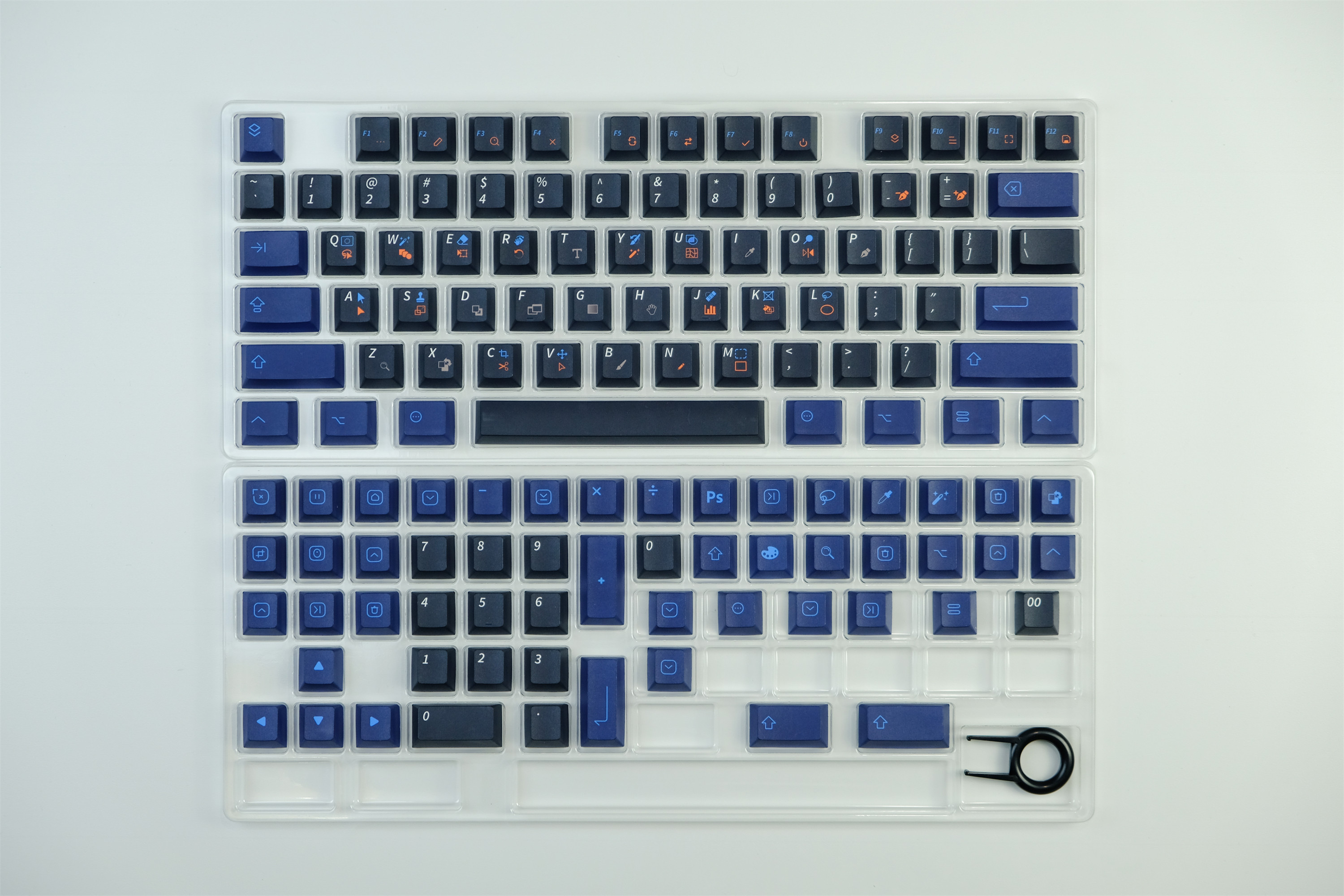 GMK PS Keycaps Set 129 Keys PBT Keyboard Cap Cherry Profile GMK game ...