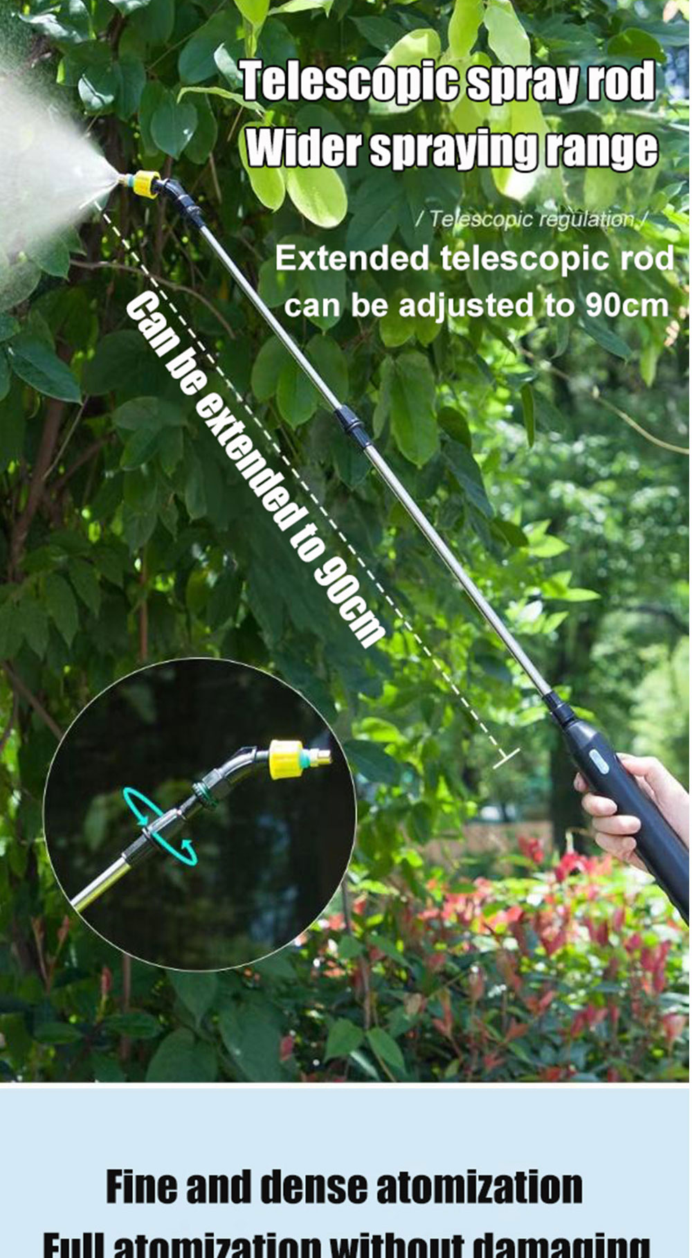 8L/5L Capacity Electric Garden Pressure Sprayer Garden Mist Sprayer ...