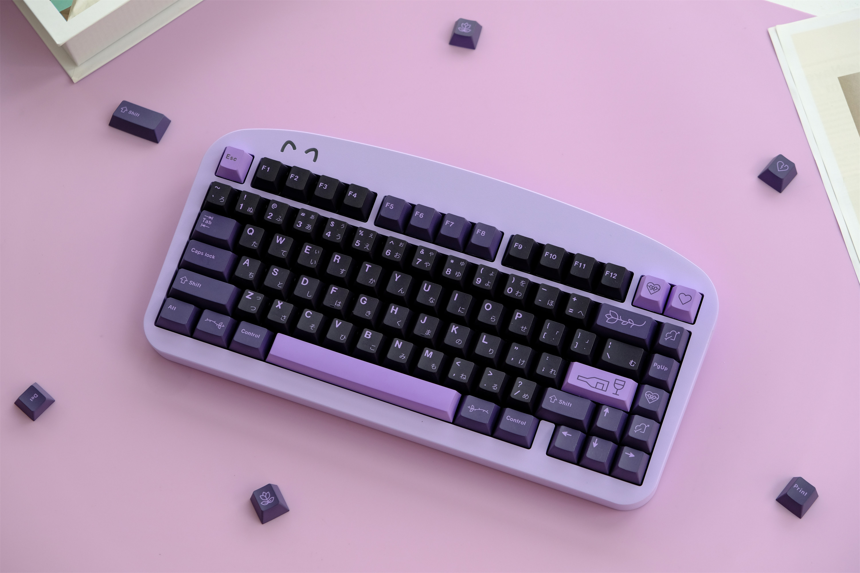 GMK First Love Keycaps Set 129 Keys PBT Keyboard Cap Cherry Profile GMK ...