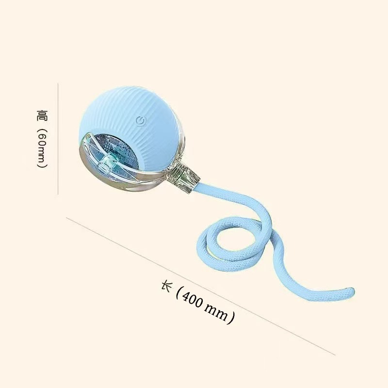 Cat Interactive Ball Toy multicolor Automatic Rolling Ball with Tail ...