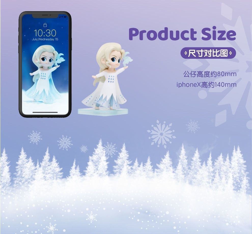 Disney Frozen 2 Series Blind Box Princess Elsa Anna Doll [Genuine ...