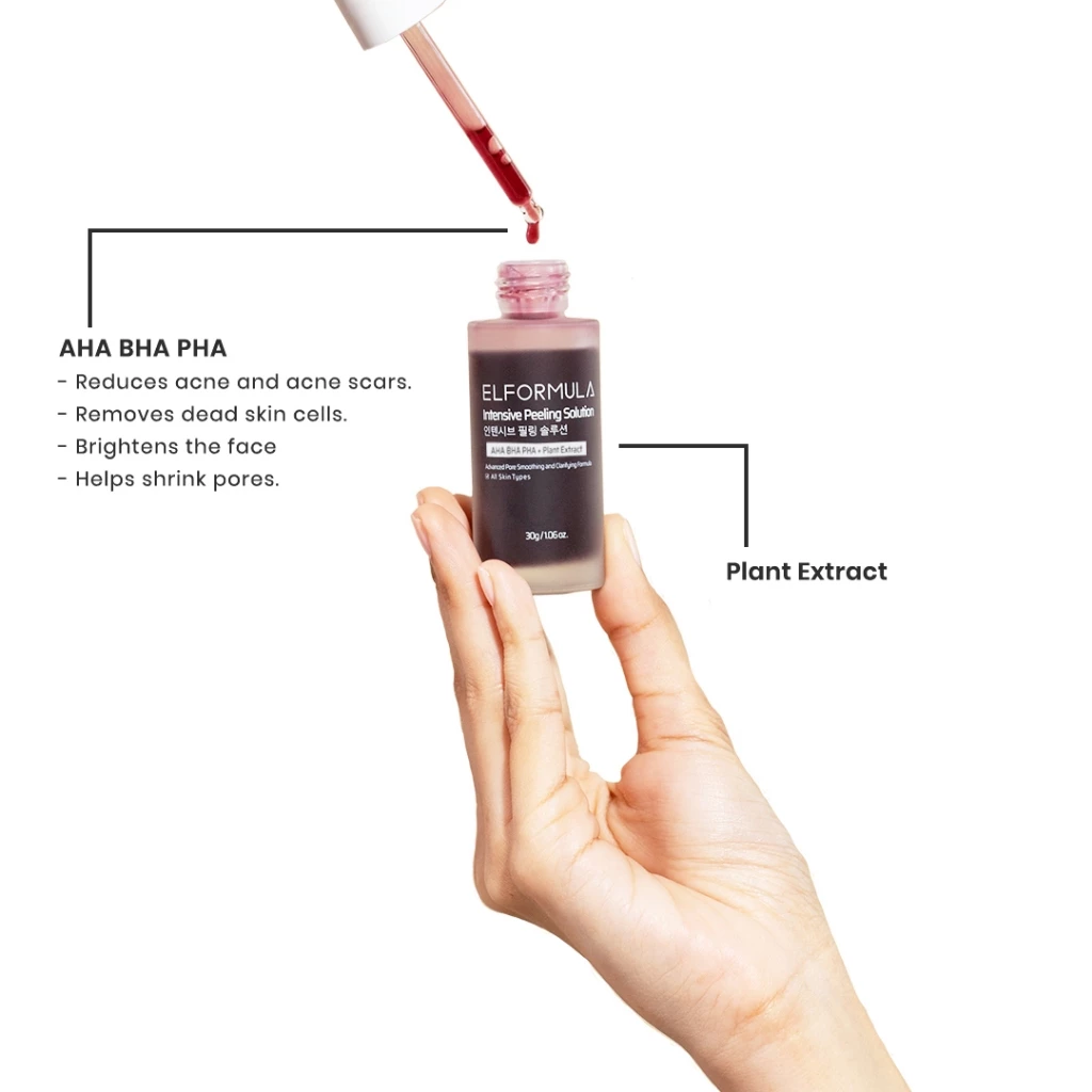Elformula intensive peeling solution AHA BHA PHA Exfoliating Dark Spot ...