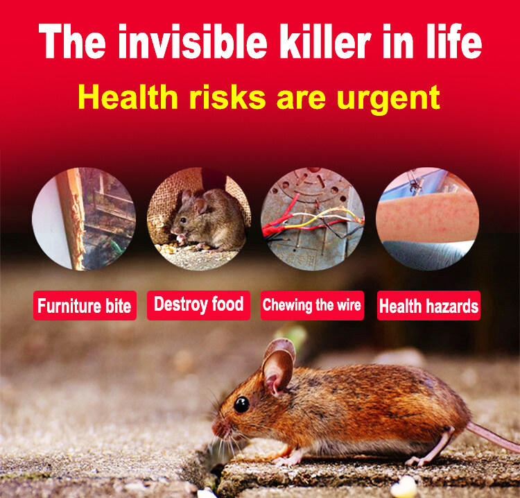 200 times stronger than cats strongest rat bait, no need for cleanup ...