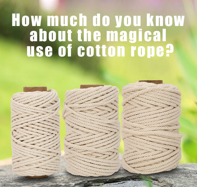 Diy Cotton Rope Handmade Material Tapestry Braided Wire Binding Rope ...