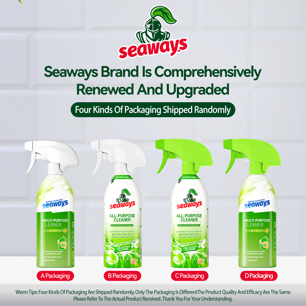 Seaways Household Cleaning Kit, Bathroom Cleaner, 500g, Kitchen Cleaner ...