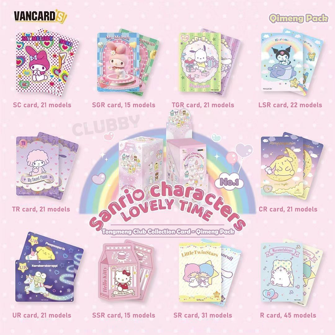 75 Sanrio Card Lovely Time Hello Kitty Kuromi rare UR/CR/SGR kad game ...