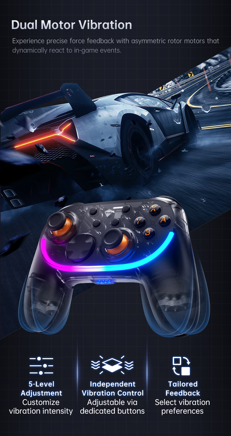 Machenike S3 Switch Button Layout Dual-Mode Gaming Controller With ...