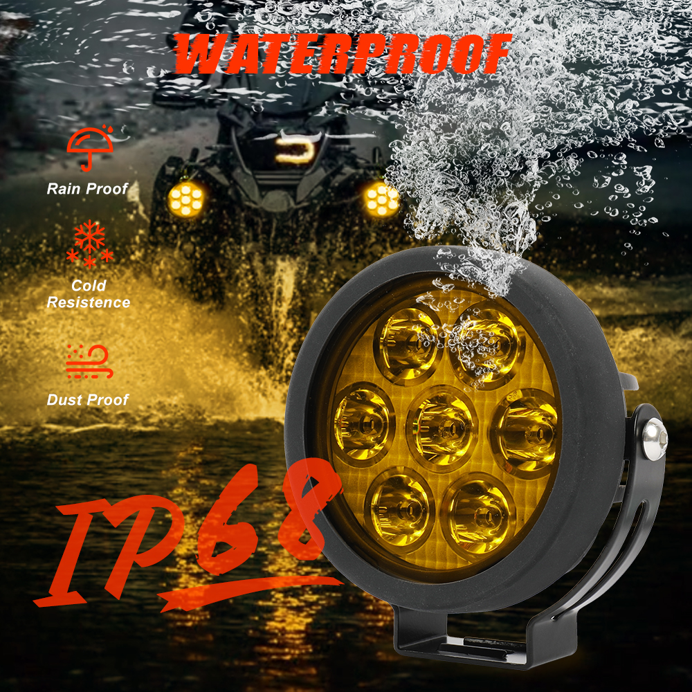 GR-70X 70W AES LED Auxiliary Motorcycle Fog Lights Riding Adventures ...