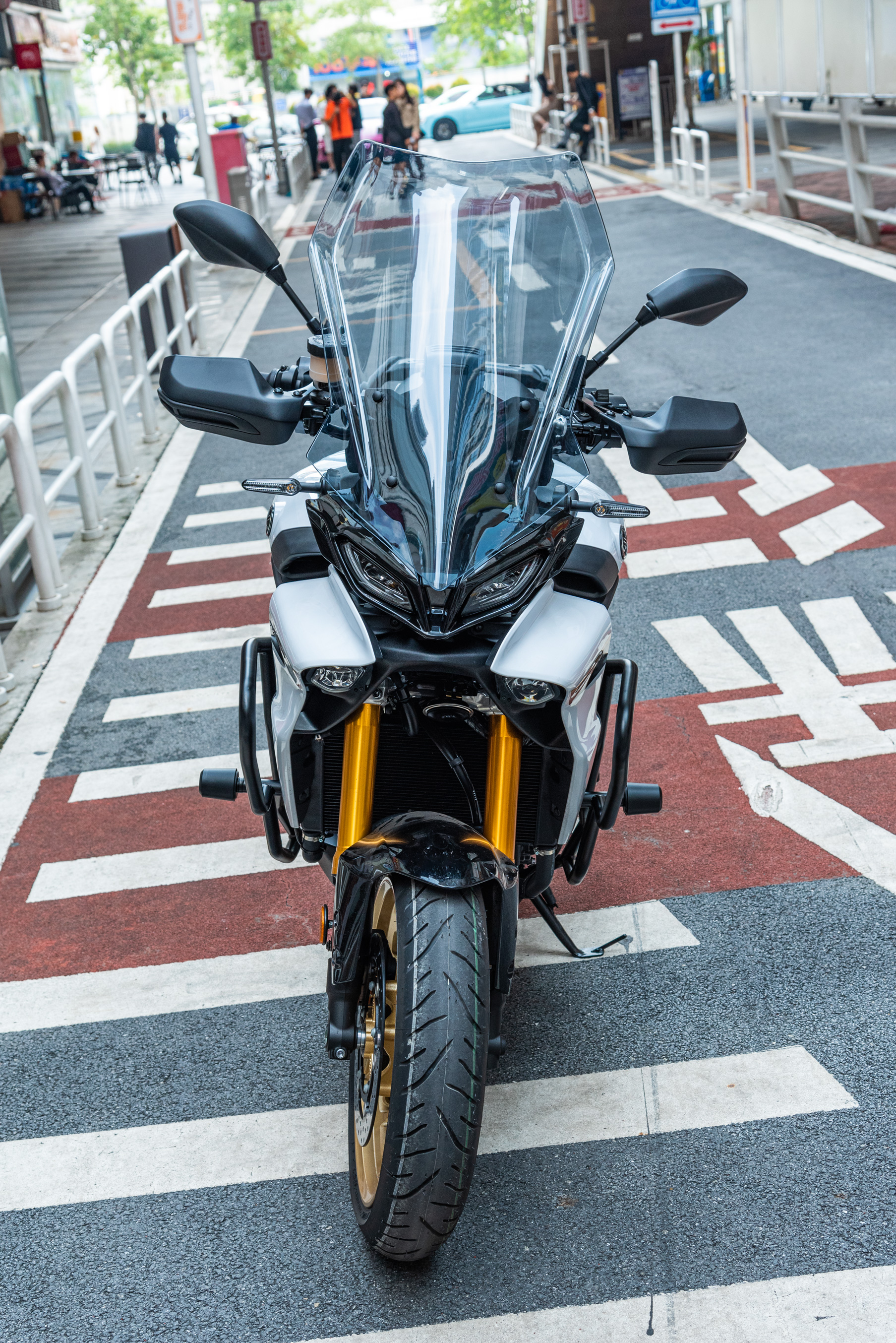 LJBKOALL Tracer 9 2021-2024 Tracer9 Windshield Windscreen Air Wind ...
