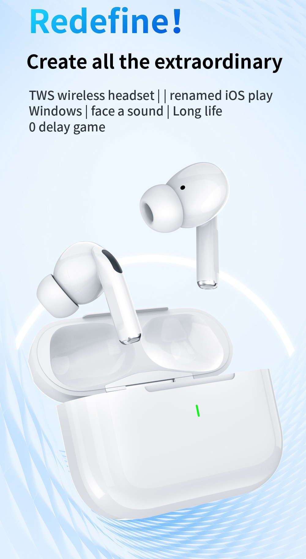 Pro 5 Earbuds TWS Bluetooth Earphones Full-Function Configuration In ...