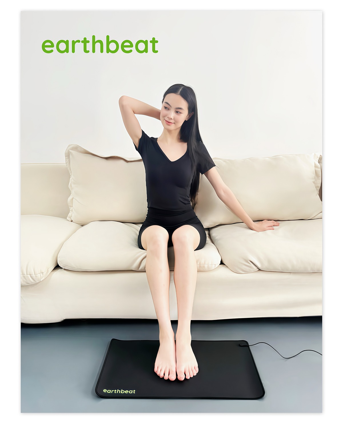 earthbeat Classic Earthing Mat. Grounding Natural Therapy for Sleep ...