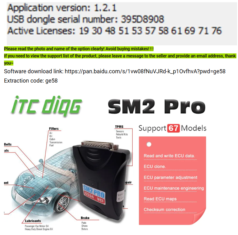 ⭐⭐⭐Original SM2 Pro+J2534 VCI ECU Programmer Read&Write ECU PCM 67 IN 1 ...