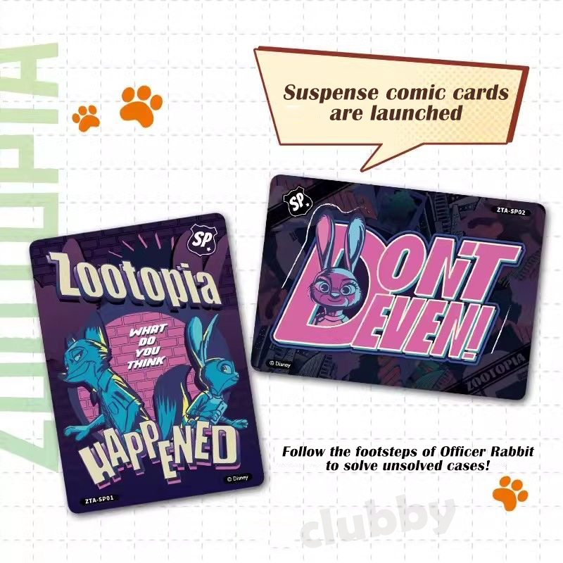 40Zootopia card Judy Nick Rare Phantom Card SSP/SSR/GSP kad Disney ...