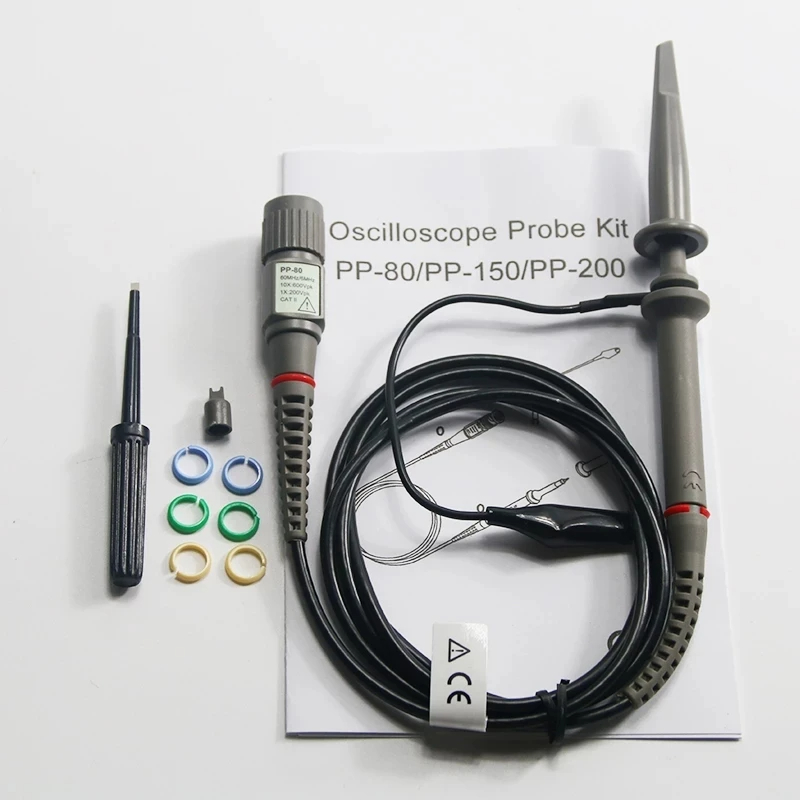 Hantek Oscilloscope Probe 60MHz 100MHz 200MHz 250MHz for ( PP-80 PP-150 PP-200 PP-250 ...
