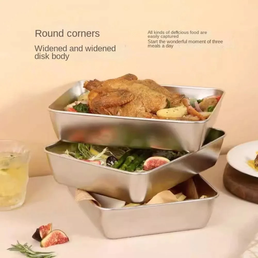 6PCS Thickened SUS 304 Stainless Steel Food Container Lunch Box With ...