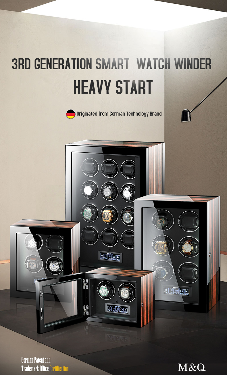 Luxury Automatic Watch Winder 2 4 6 9 12 24 Watches with Mabuchi Motor ...