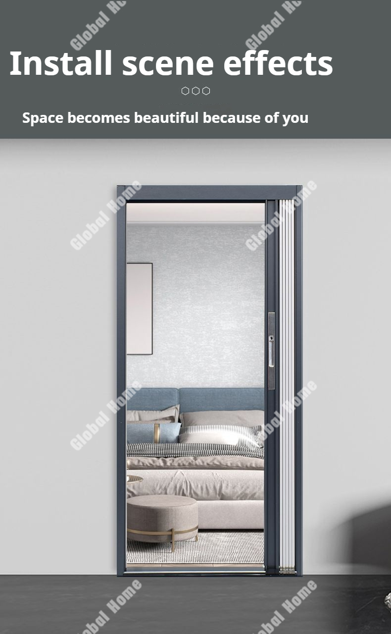 All-aluminum alloy folding sliding door, openable sliding door ...