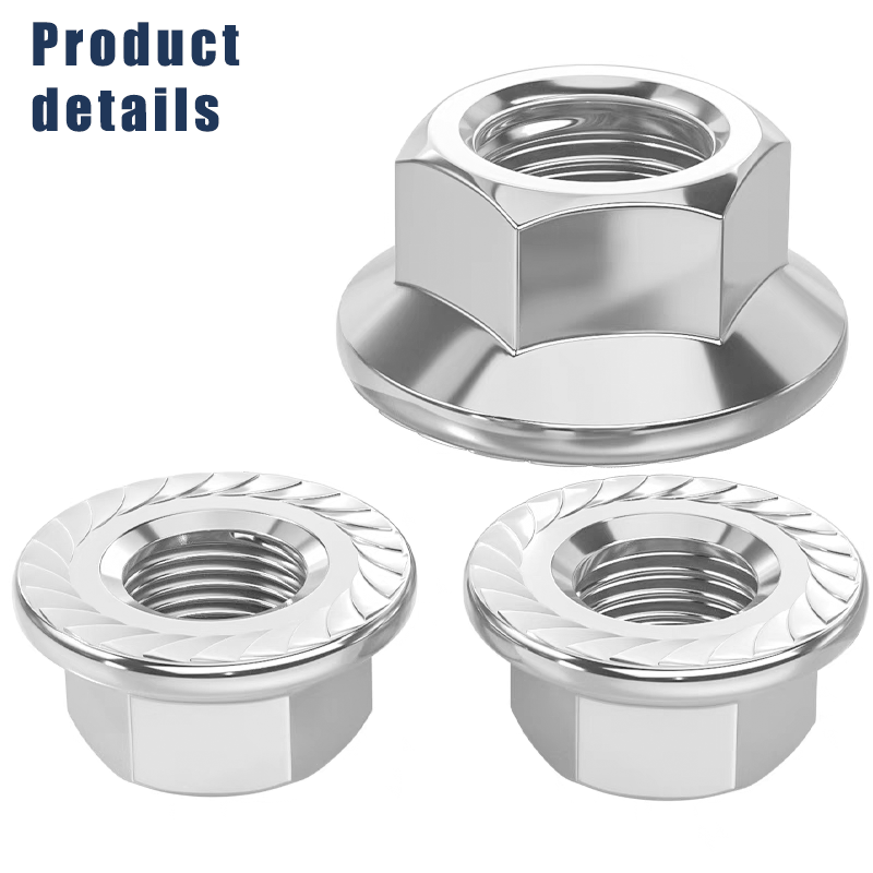 [RL] ( Fine Thread ) Flange Nut SUS 304 Stainless Steel Lock DIN6923 ...