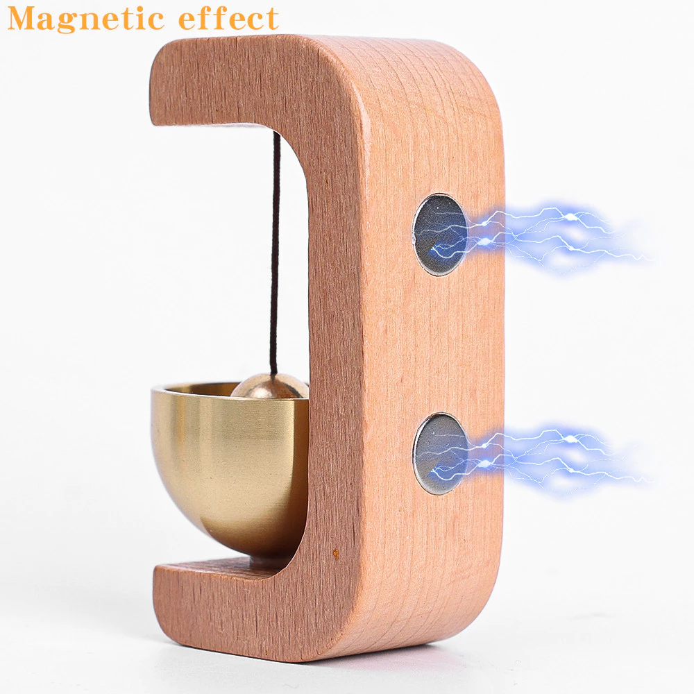 Magnetic Wood Door Bell -Dopamine Wood Wind Chimes - Healing Series ...