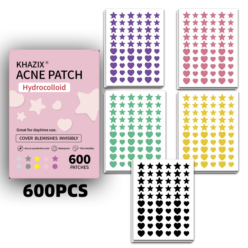 300/600PCS Multi-Color Acne Patches Are Gentle And Non Irritating, And ...