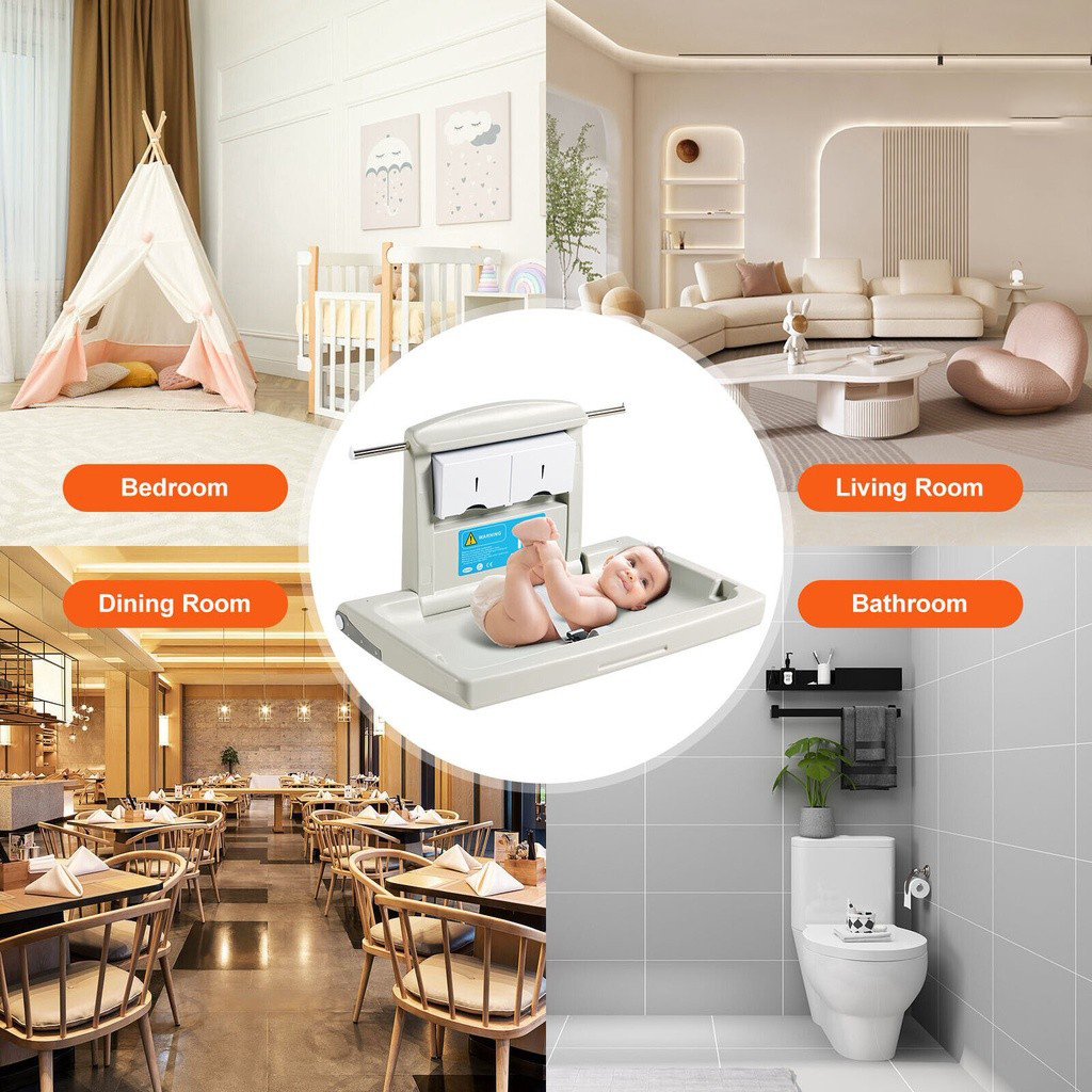 【Local delivery】86x54x48cm Baby Nursing Table Foldable Nursing Table ...