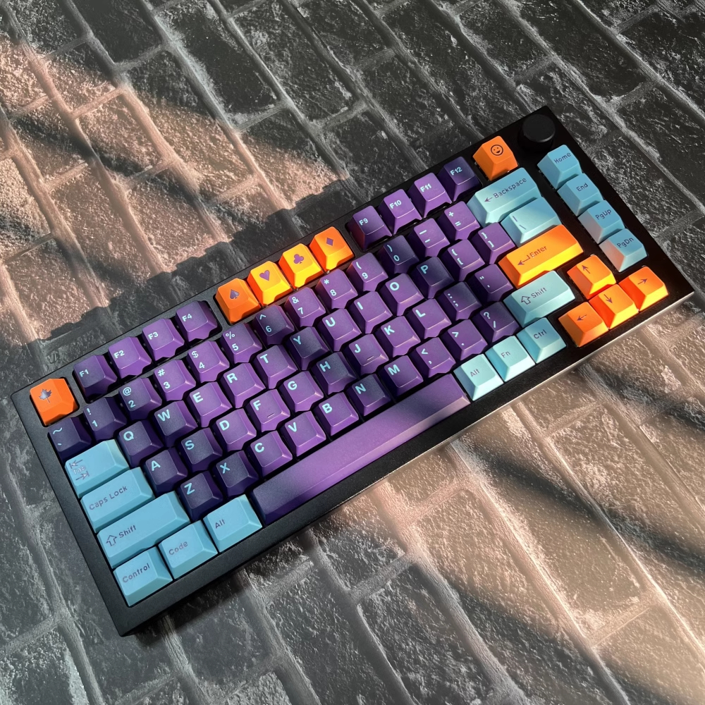 GMK Purple Night Keycaps 173 Keys ABS Double Shot Cherry Profile ...