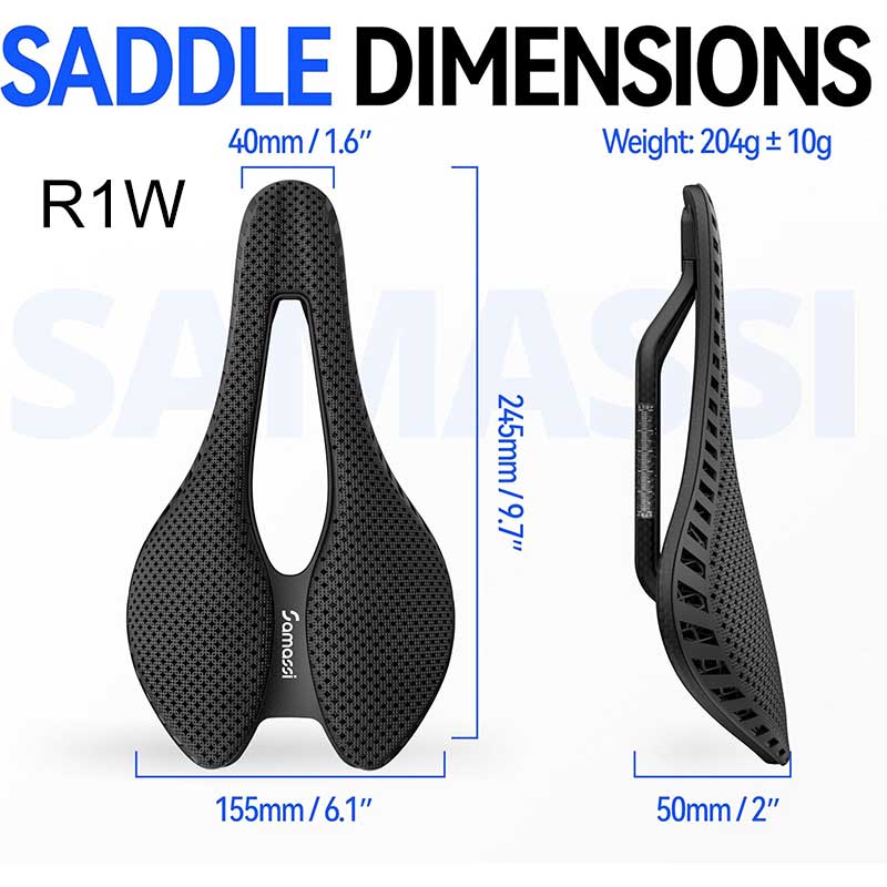 Bike 3D MTB Saddle Seat 3D Printed Saddle Ultralight Carbon Fiber Road ...