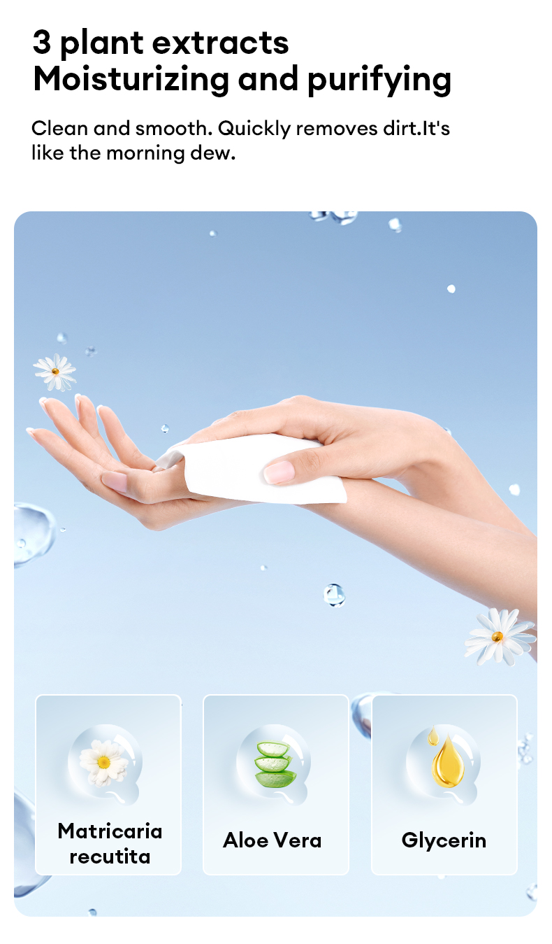 Deeyeo Mini Pure Water Wipes baby wipes tisu basah baby 便携式宝宝湿巾(7pcs × ...