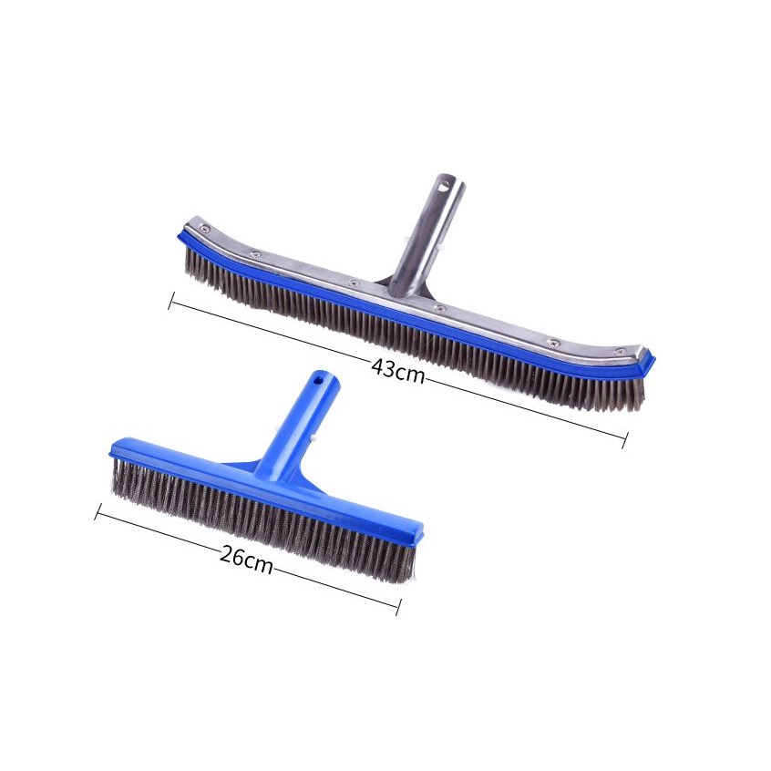 Swimming pool wall brush/ pool broom[Ready Stock] 18 inch Curved ...