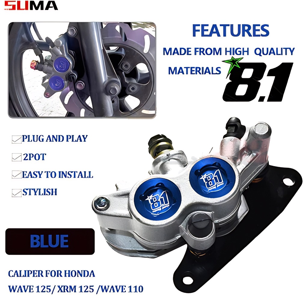 Formula 8.1 Caliper For Wave 125/Xrm/Rs 125/Sym Bonus Stock DesignMio ...