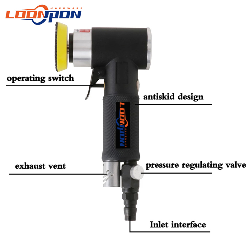 Loonpon Pneumatic Polishing Machine Eccentric Grinder mini Grinder Car ...