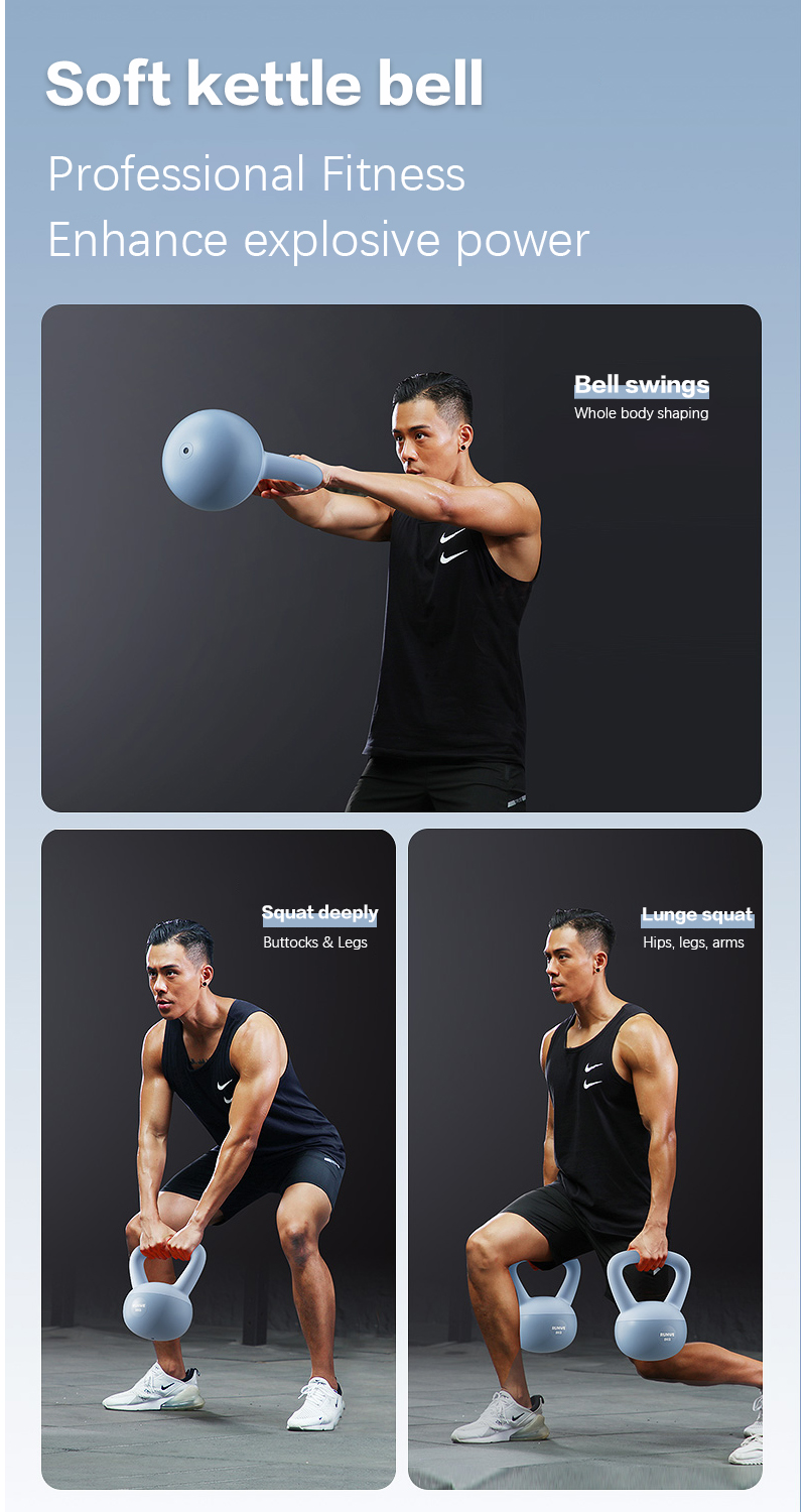 2.5KG/4KG/6KG/8KG/10KG Soft Kettlebell Set Fitness Equipment | Shopee ...