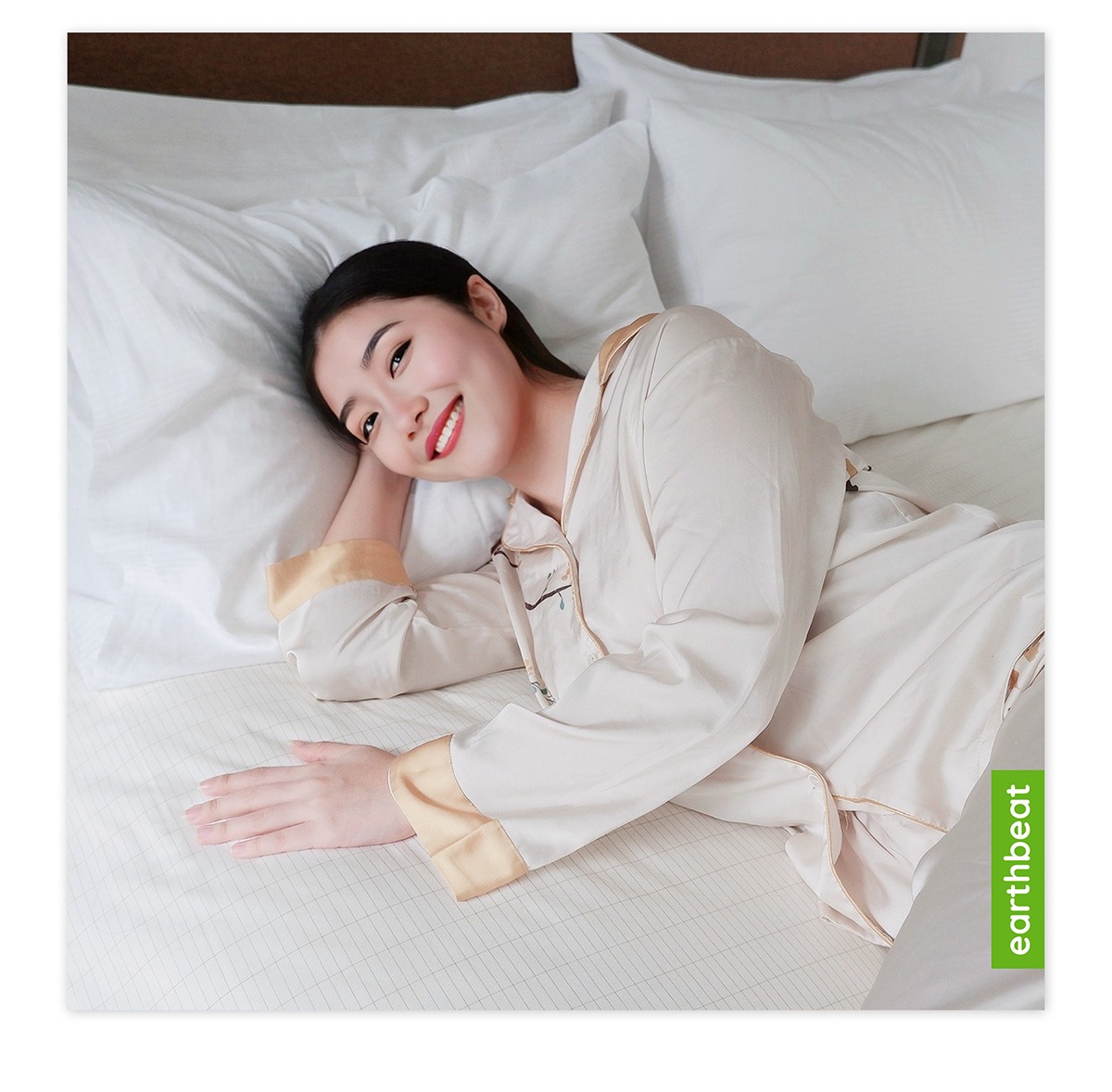 earthbeat Classic Earthing Flat Sheet. 90×230cm with MY Adapter ...