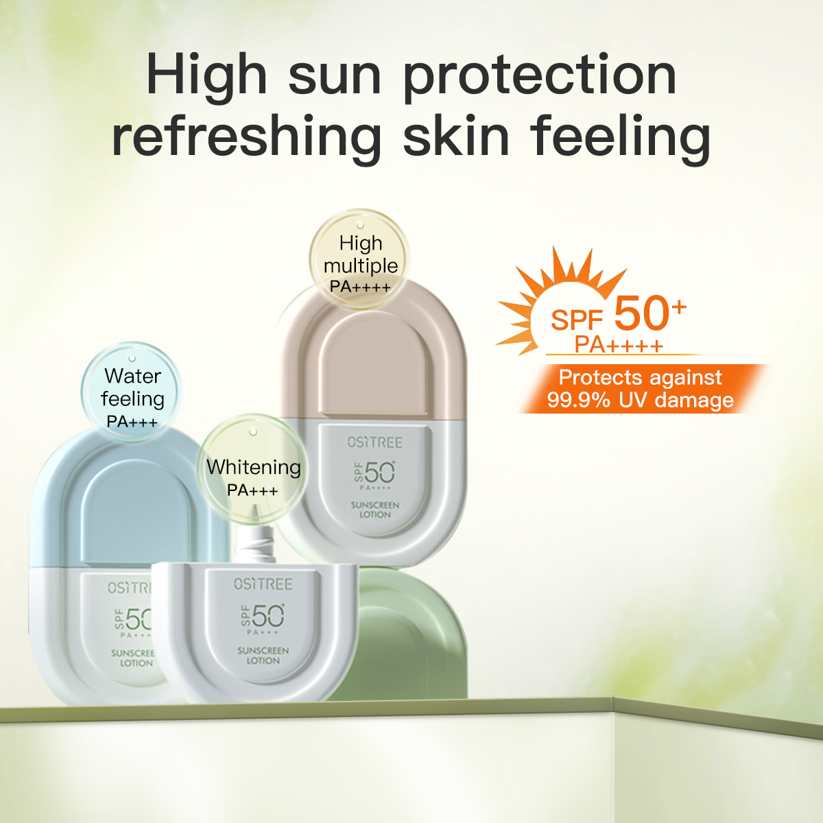 UV Sun Cream OSITREE Sunscreen Intensive UV Sunblock Cream SPF50+ PA++ ...