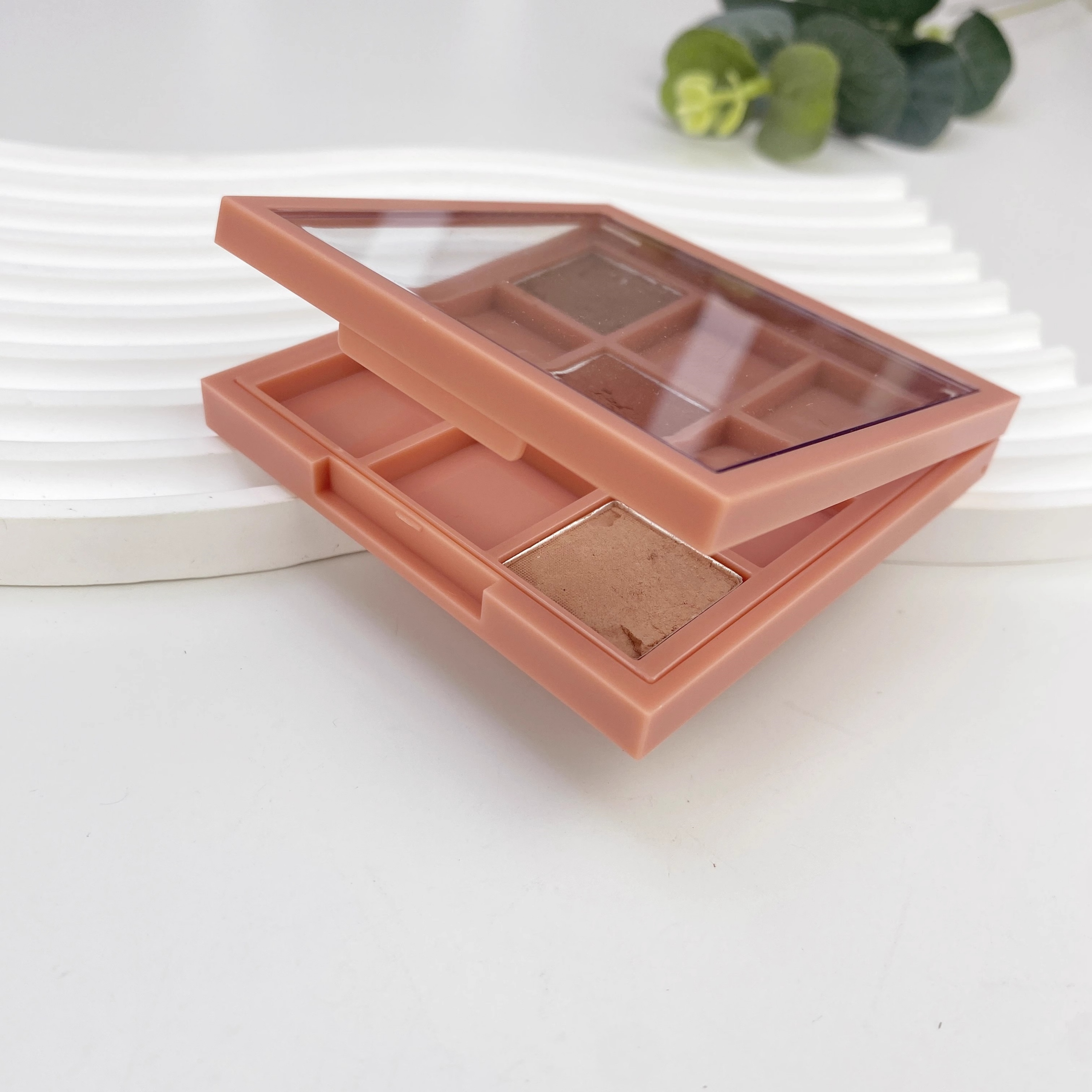 Nine-grid Palette Eyeshadow Replacement Empty Box Portable with ...