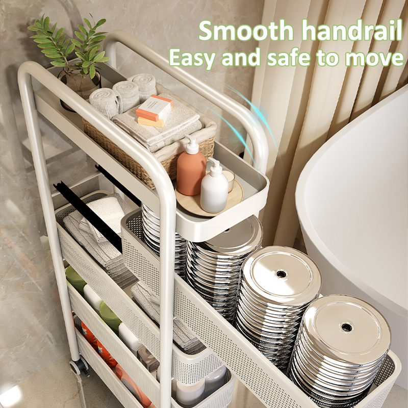 LivinEase Withdrawable Kitchen Pull Out Rack Cosmetics Rack Narrow ...
