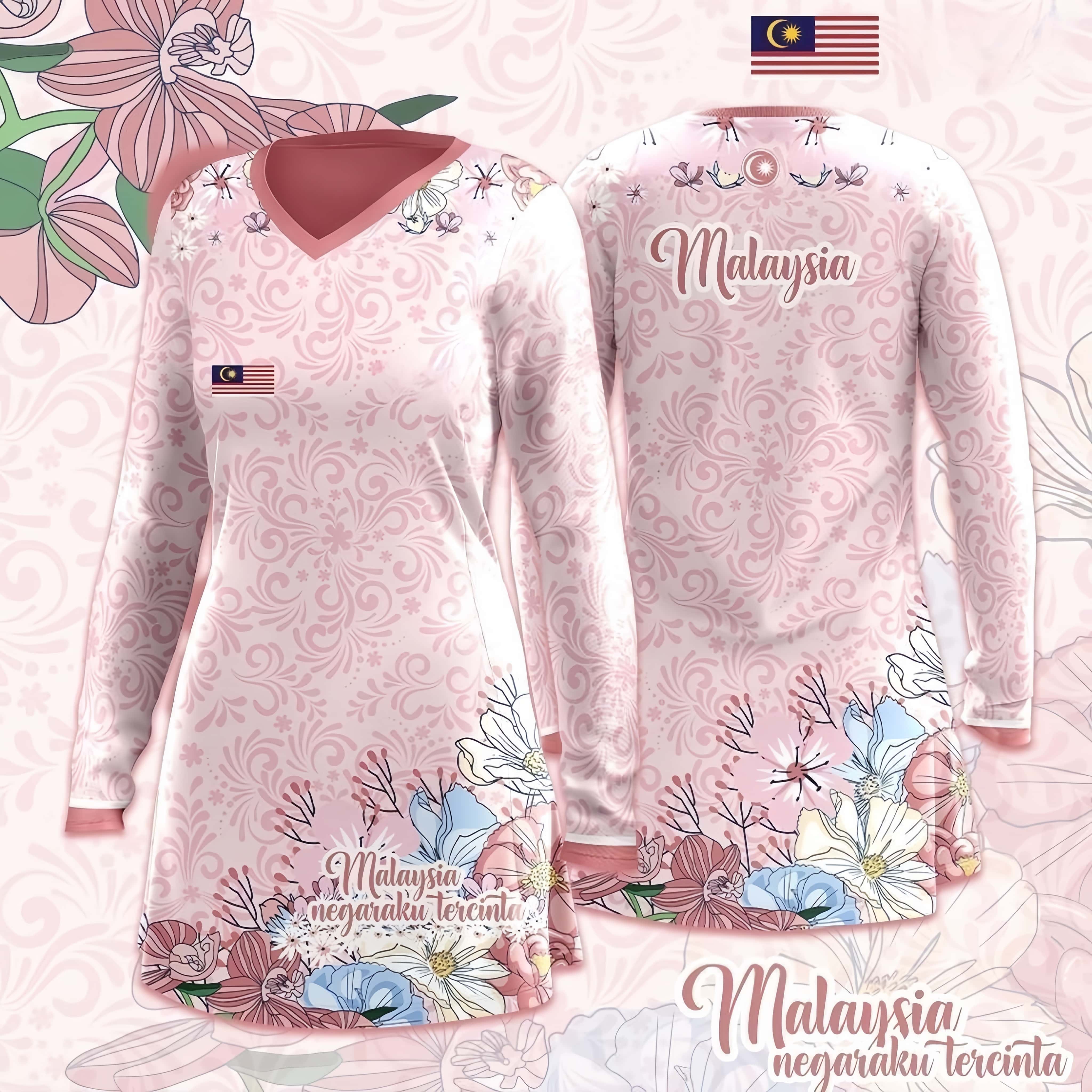2024 New Muslim Sportswear Muslim Family Wear Malaysian Couple Wear ...