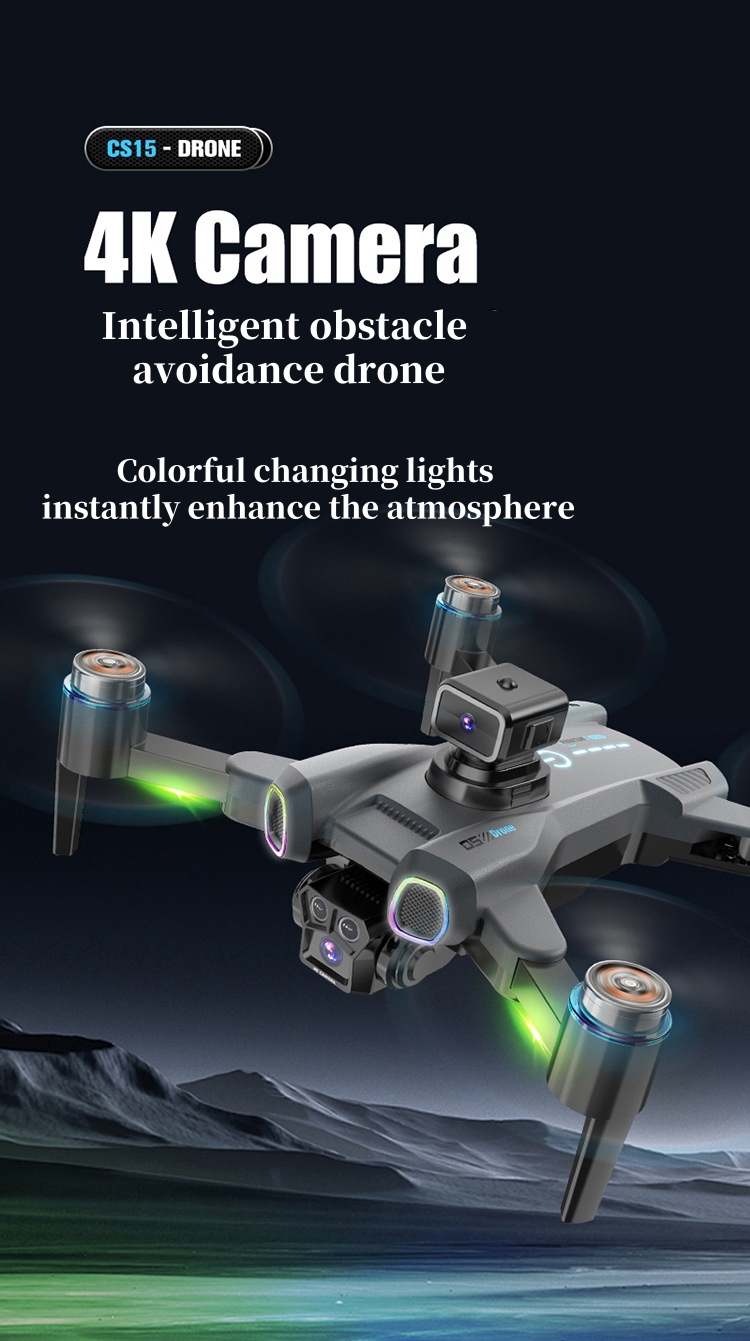 【GPS +OBS】Drone CS15 with camera 8k HD high-brushless aircraft obstacle ...