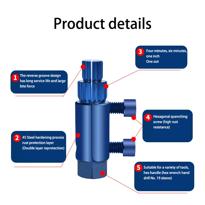 (Local Stock) Broken Pipe Thread Extractor For 1/2-3/4-1inch Faucet ...